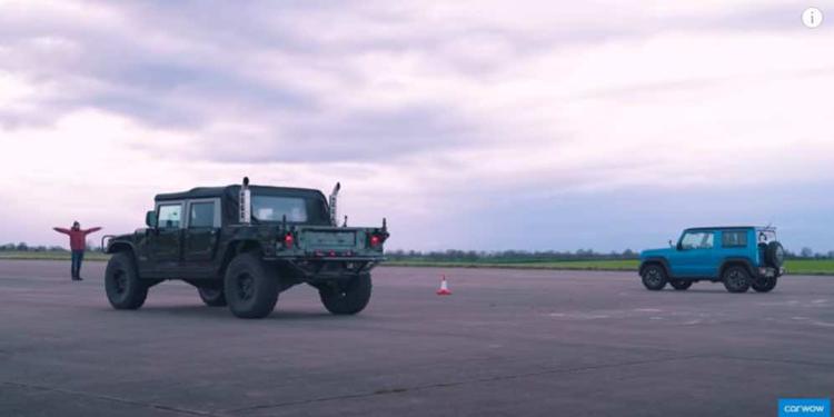 Adu Drag Race Suzuki Jimny vs Hummer H1, Hasilnya Mencengangkan ...