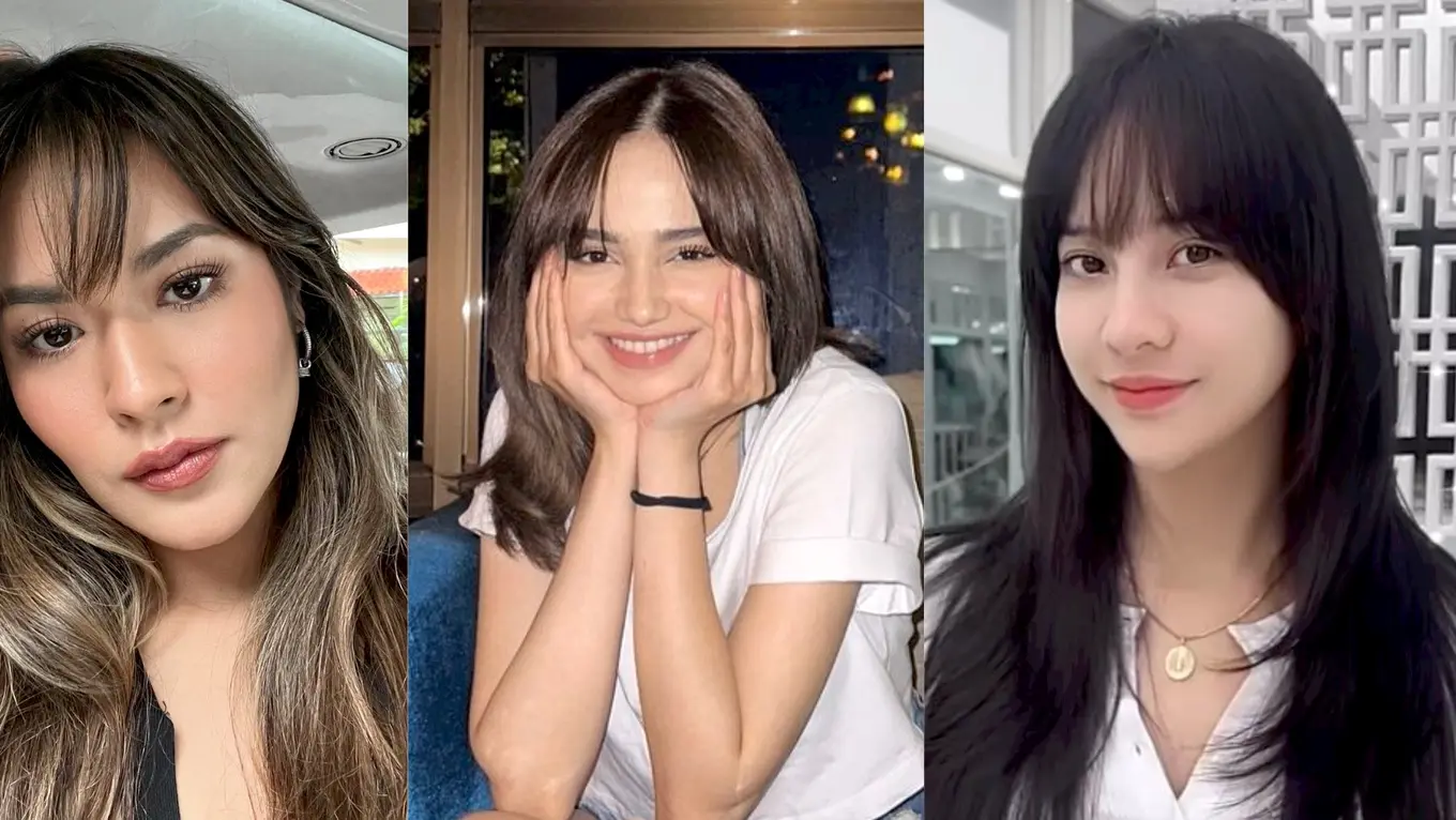 8 Potret Inspirasi Tampilan Rambut Berponi di Tahun 2024, dari Raisa ...