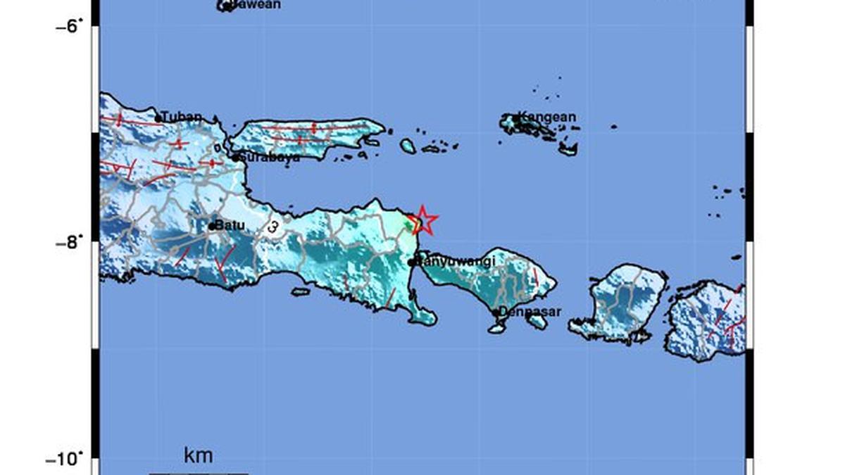 Gempa Magnitudo 5,7 Guncang Banyuwangi, Tak Berpotensi Tsunami