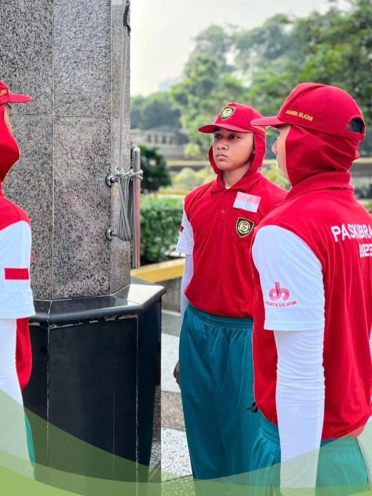 Potret Gagahnya Anak Amara dan Frans Lingua Jadi Paskibraka