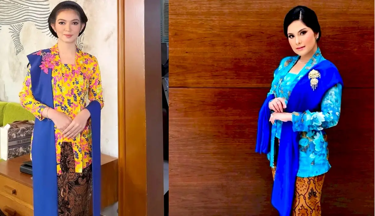 6 Adu Gaya Kebaya Annisa Pohan dan Selvi Ananda, Ibu Pejabat Paling Curi Perhatian - Photo ...