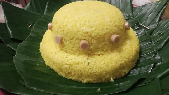 6 Nasi Kuning dengan Bentuk Nyeleneh Ini Bikin Enggak Habis Pikir - Hot ...