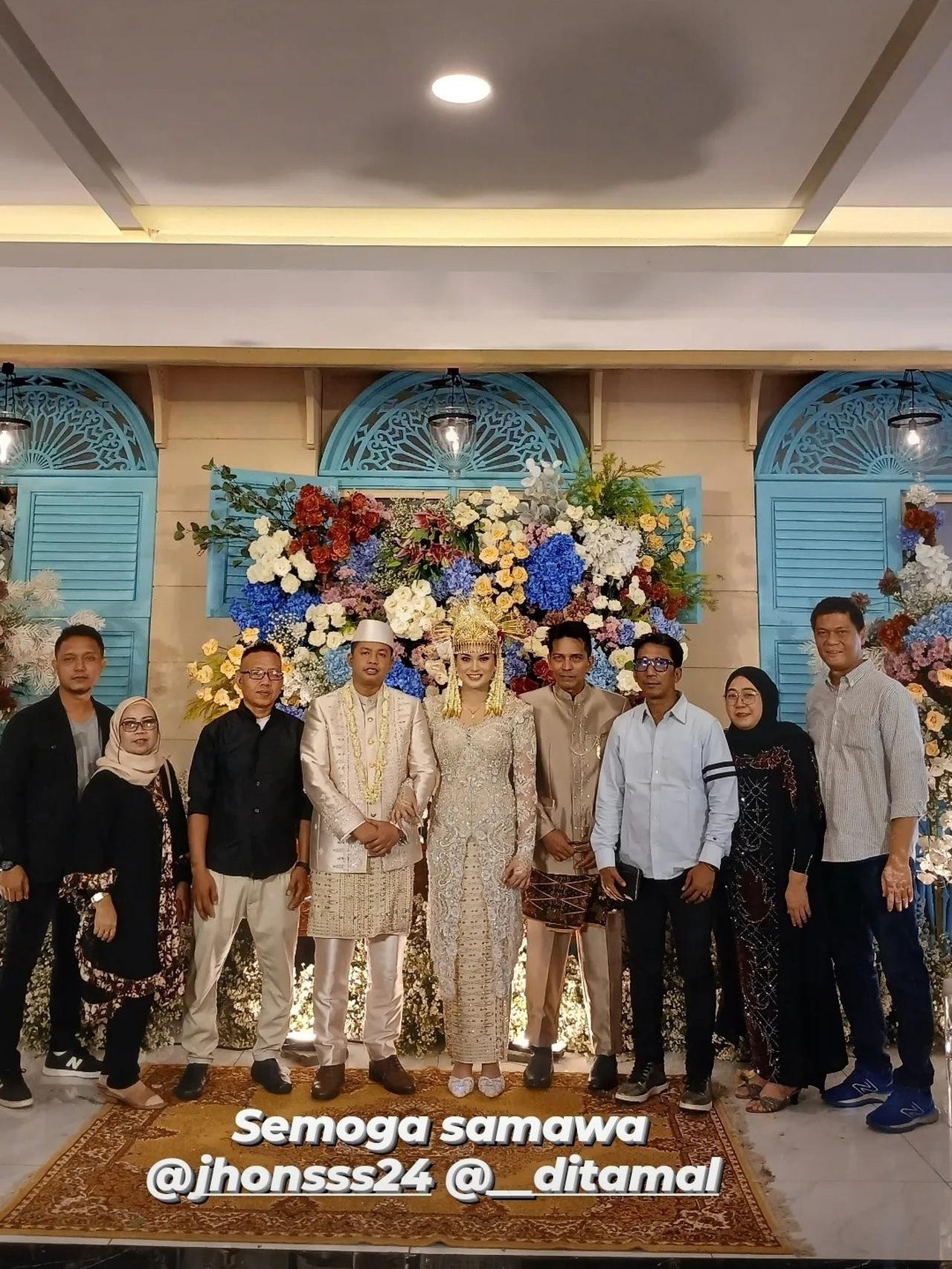 8 Potret Pernikahan Dustin Tiffani dan Ditha Rizky Amalia, Bernuansa ...