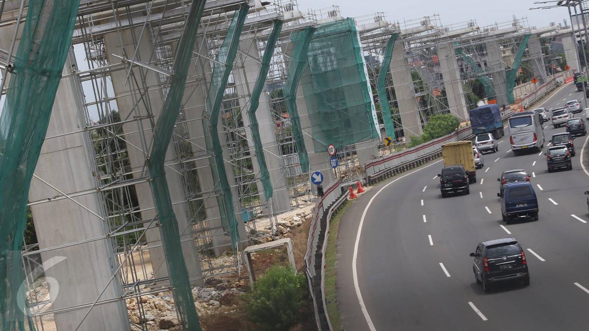 Ditargetkan Beroperasi 2019, Begini Penampakan LRT - Foto Liputan6.com