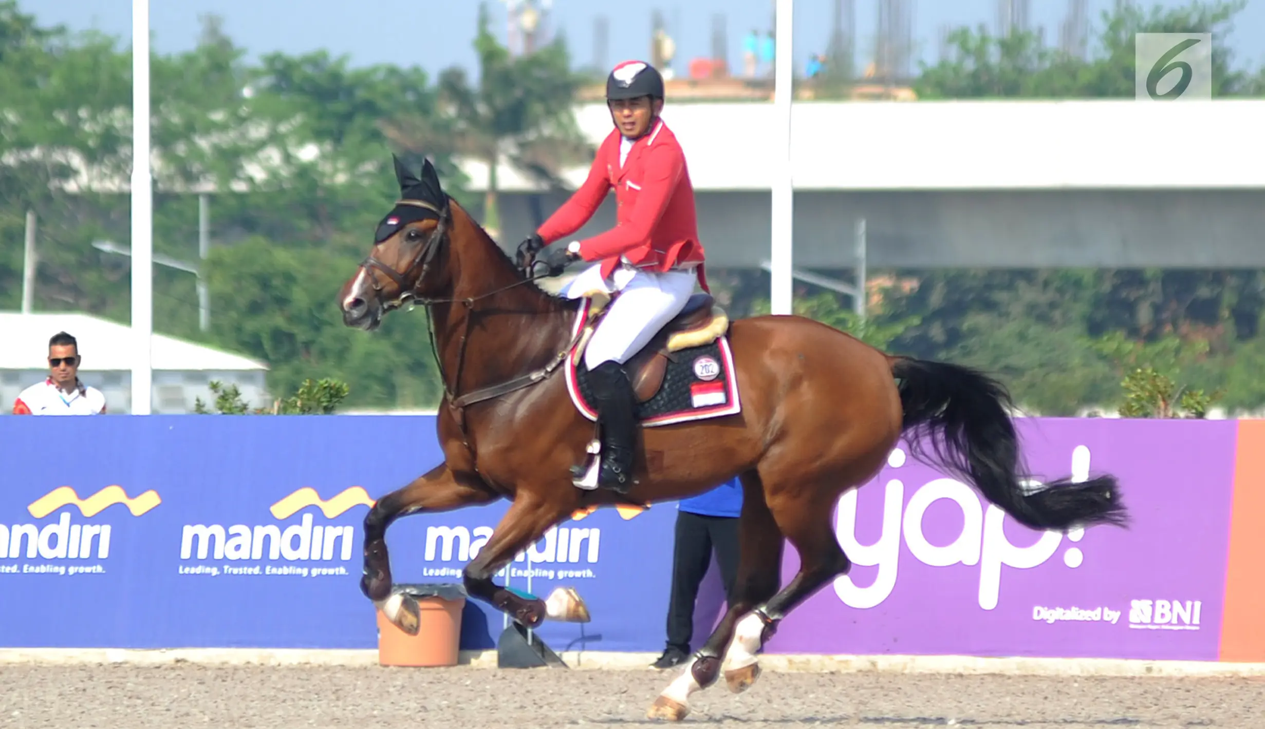 FOTO: Torehkan Sejarah, Atlet Berkuda Indonesia Tampil di Final Asian ...