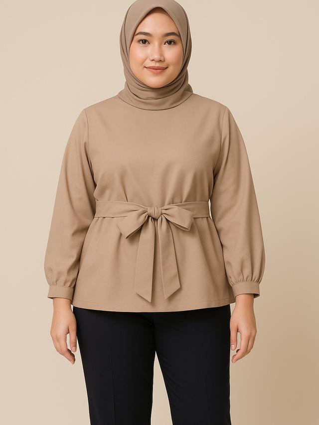 6 Model Blus Polos Modern, Simpel Tapi Elegan