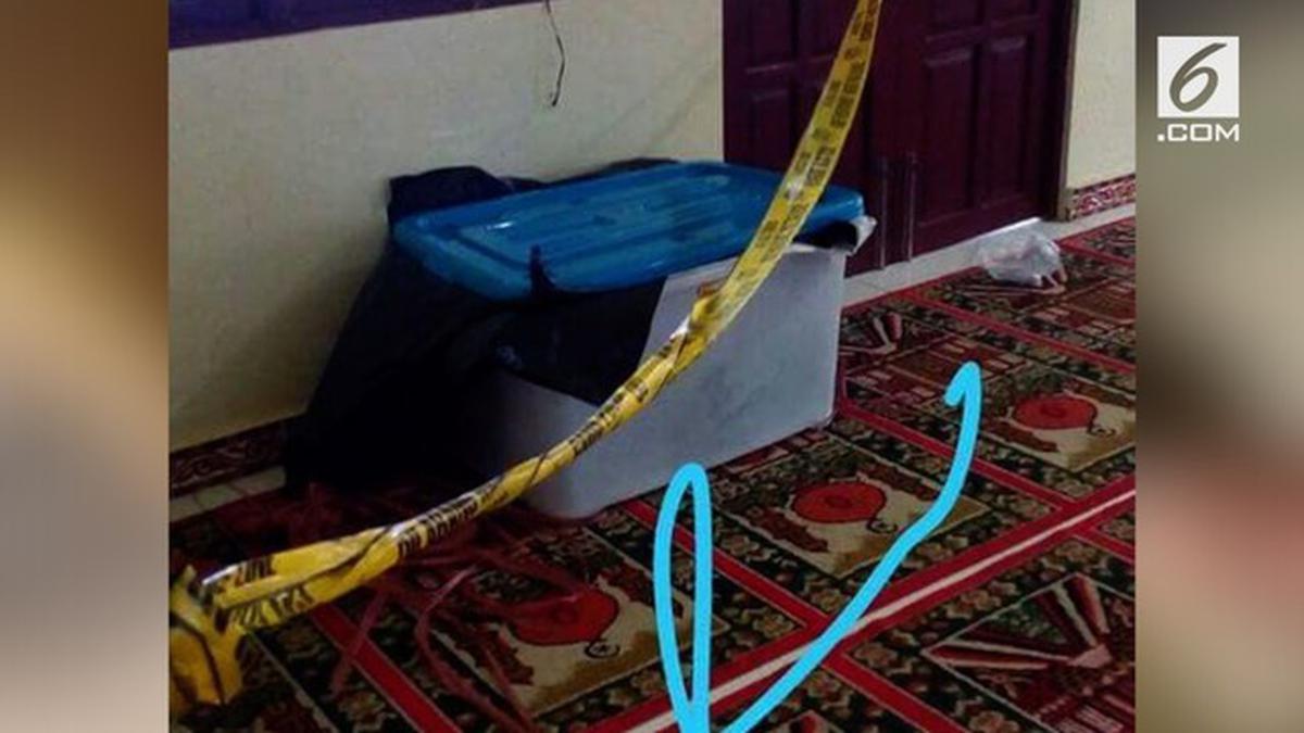 VIDEO: Mayat Perempuan Tersimpan dalam Boks di Musala