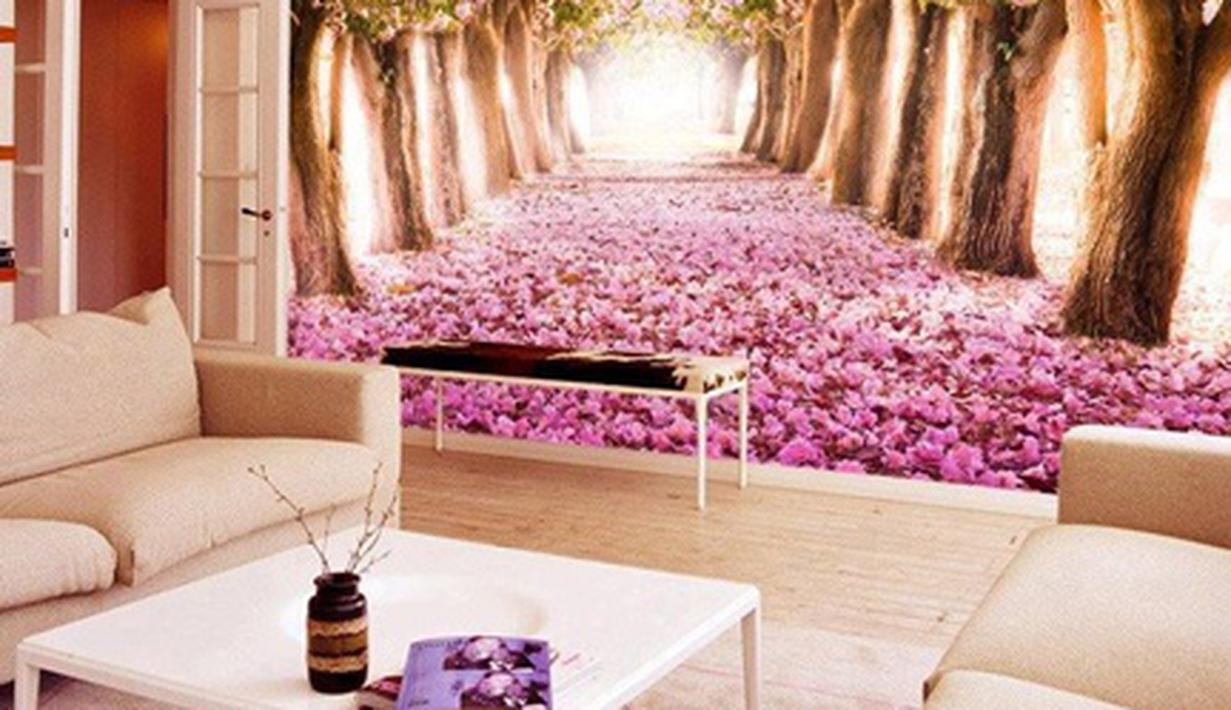 Inspirasi Walpaper Dinding Bunga-Bunga Bikin Rumah Makin Hidup - Photo ...