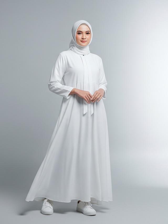 8 Inspirasi Warna Gamis Polos yang Lagi Tren 2025, Stylish untuk Gen Z