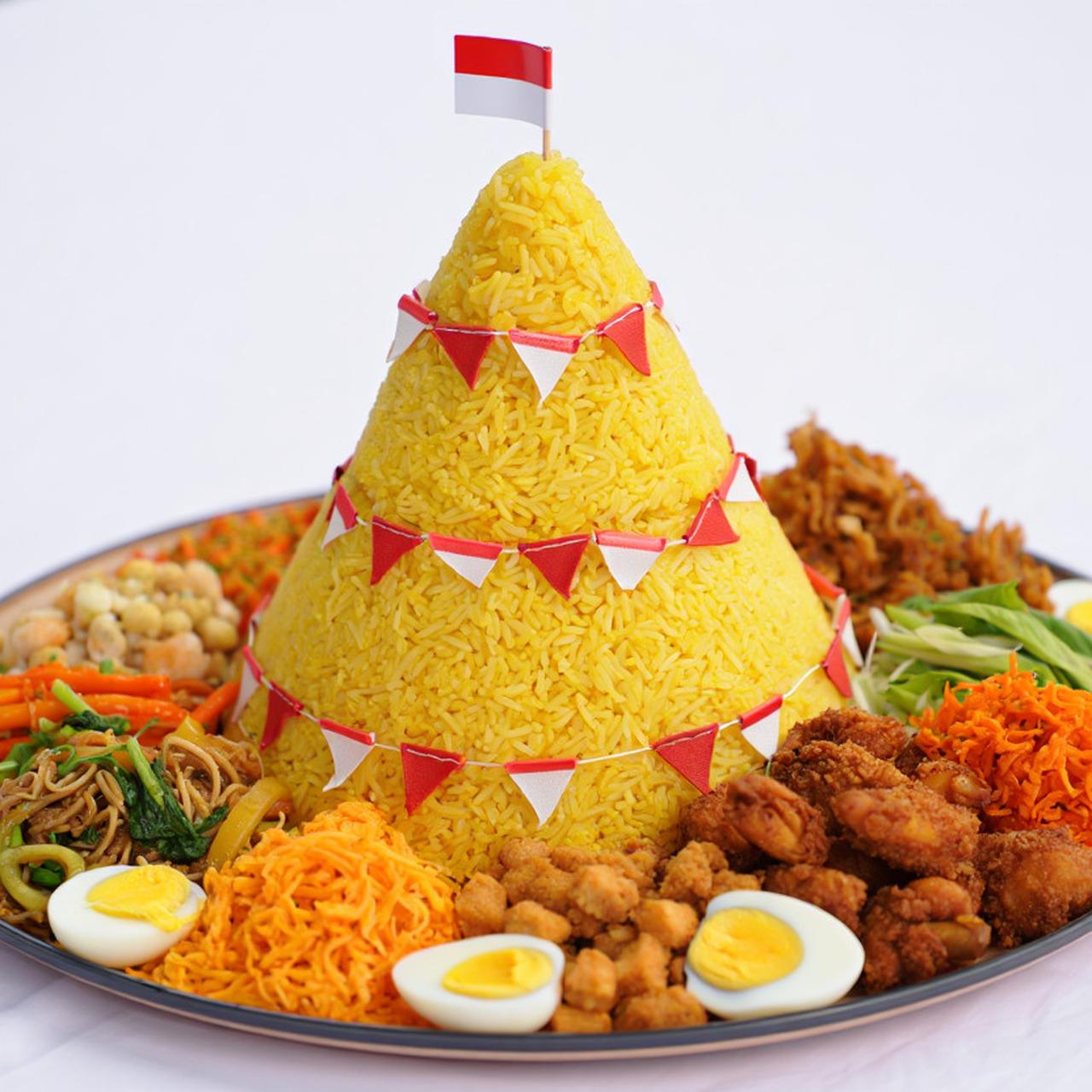 Resep Bikin Tumpeng dan Apa Saja Topingnya, Ini Daftarnya