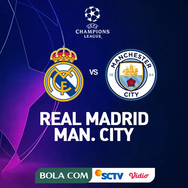 Link Live Streaming Liga Champions Di Vidio Malam Ini Real Madrid Vs