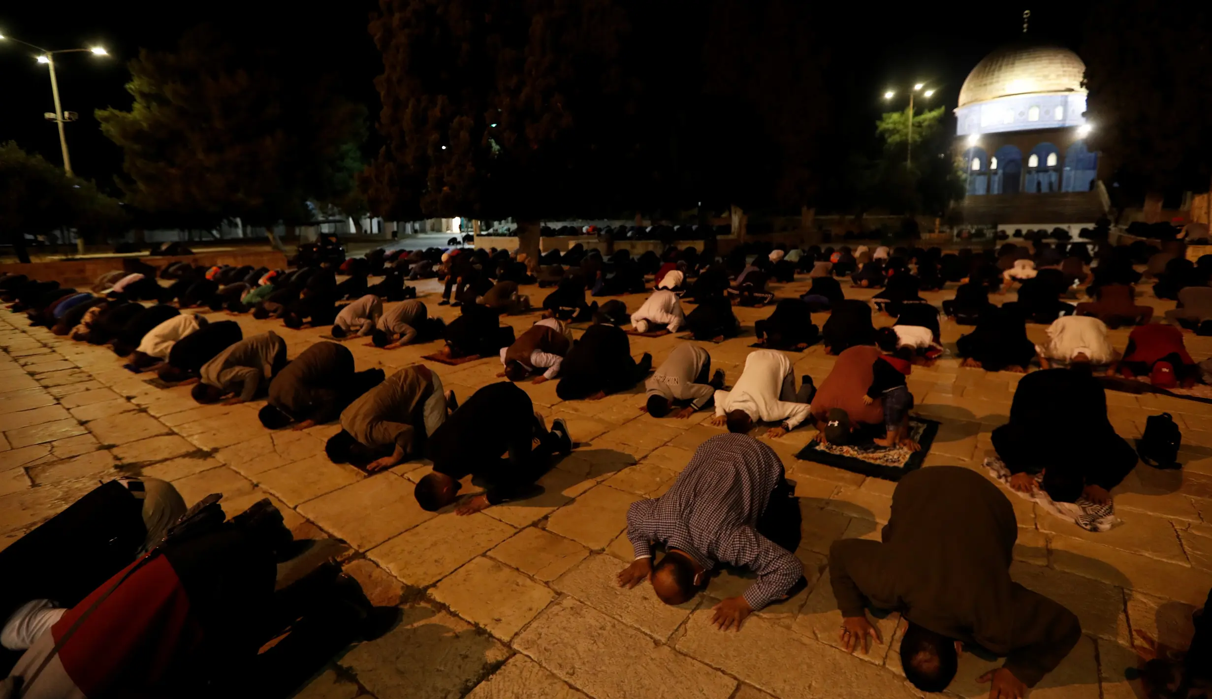FOTO: Masjid Al-Aqsa Resmi Kembali Dibuka - Foto Liputan6.com