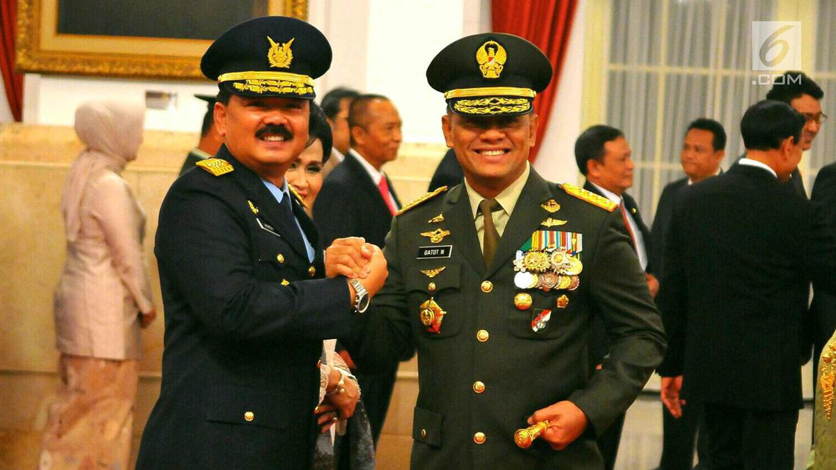 Gatot Usai Serahkan Tongkat Komando TNI ke Hadi, Merdeka! - News ...