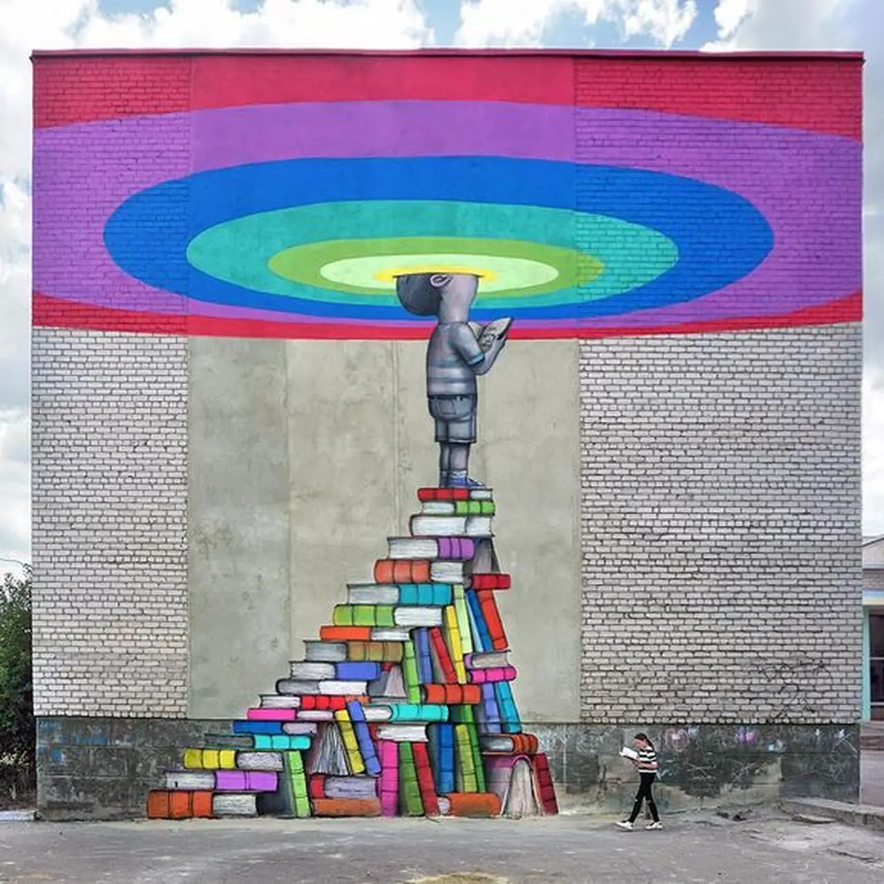 6 Karya Mural Tema Anak-Anak Ini Unik, Gambarkan Aktivitas Sehari-hari ...