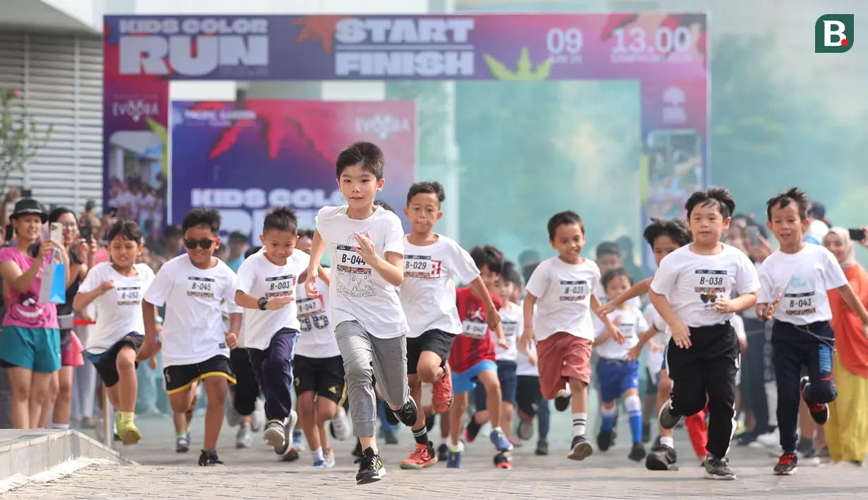 Foto: Olahraga Lari jadi Menyenangkan, Anak-anak Antusias di Acara Kids ...