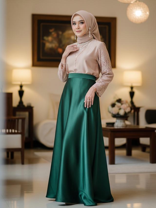7 Padu Padan Warna Rok dan Blouse agar Terlihat Mewah saat Lebaran Tapi ...