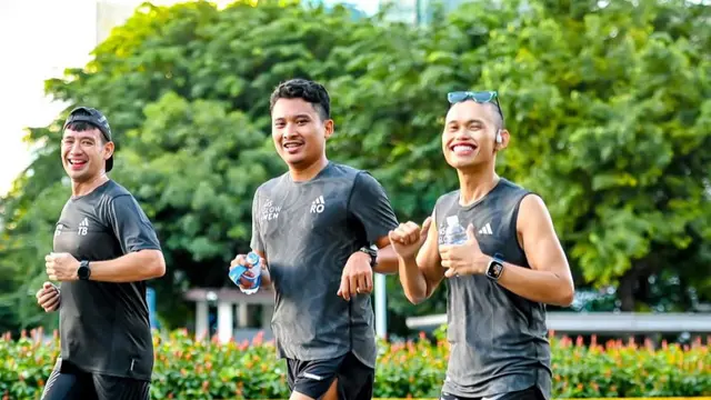 Potret Tarra Budiman dan Wanda Hara Pamer Soliditas di Event Lari ...