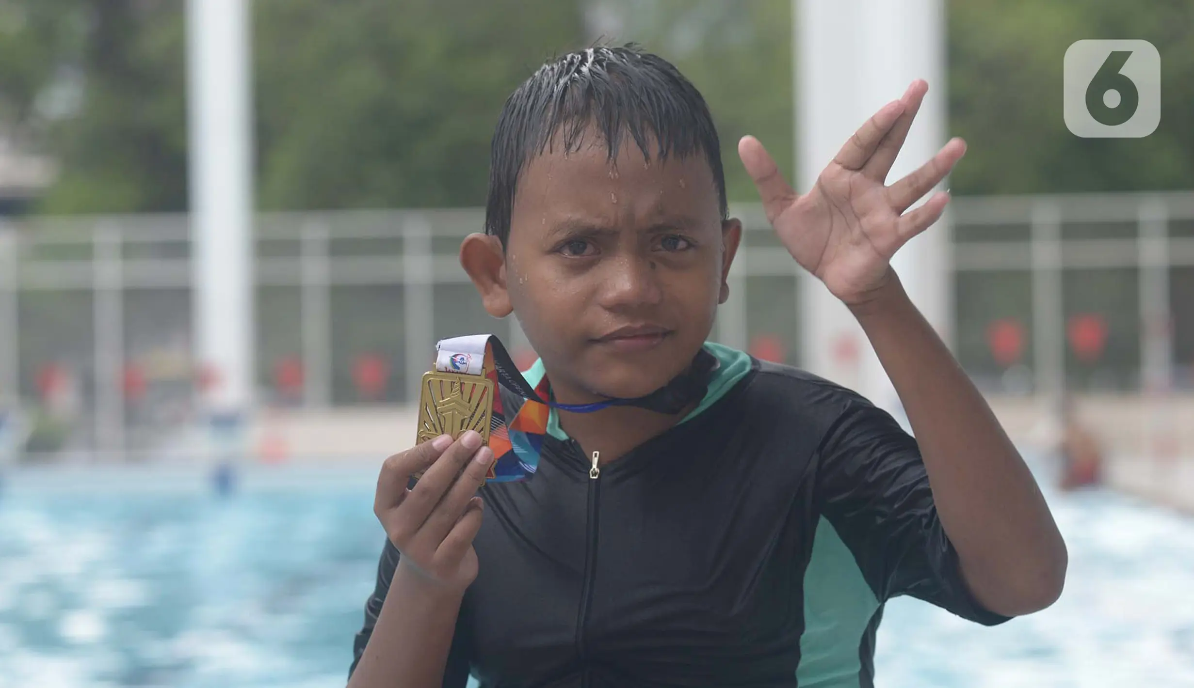 FOTO: Semangat Atlet Disabilitas di Kejuaraan Para Swimming ...