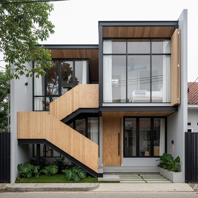 7 Konsep Split Level untuk Rumah Sempit Modern, Solusi Cerdas Bikin ...