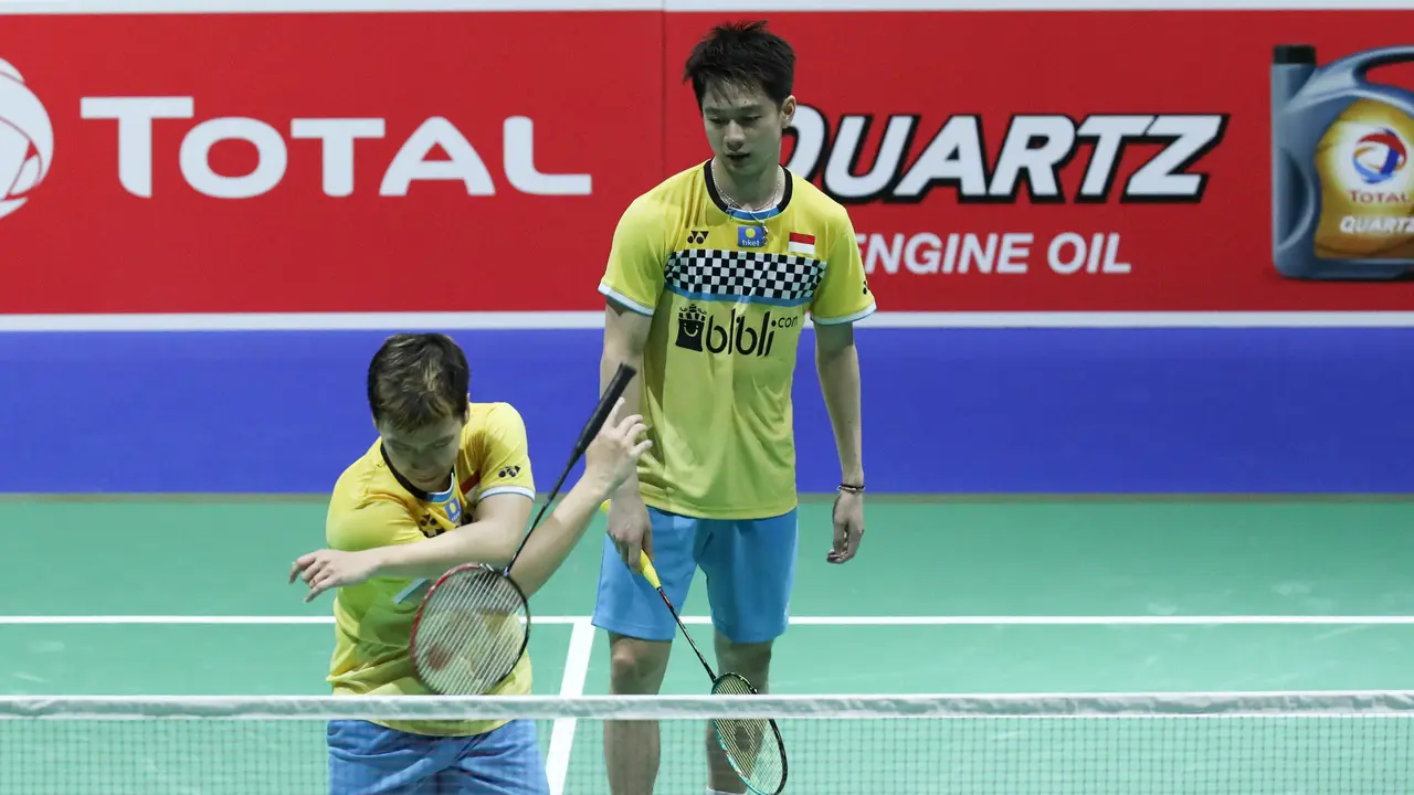 Reaksi Ahsan / Hendra soal Kegagalan Kevin / Marcus di Kejuaraan Dunia Bulutangkis 2019 - Ragam ...