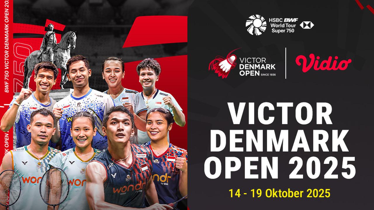 Siaran Langsung Badminton Denmark Open 2025: Eksklusif di Vidio
