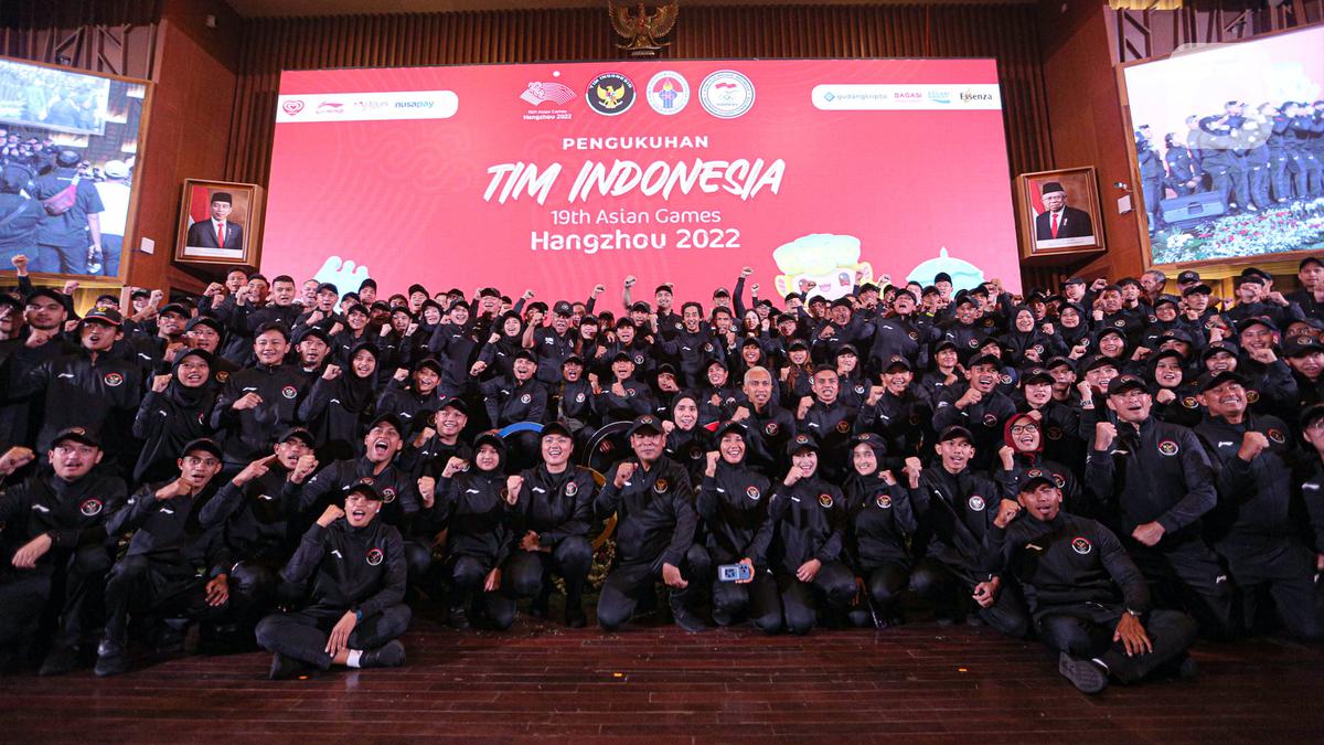 Menpora Kukuhkan Kontingen Indonesia Untuk Asian Games 2022 Foto