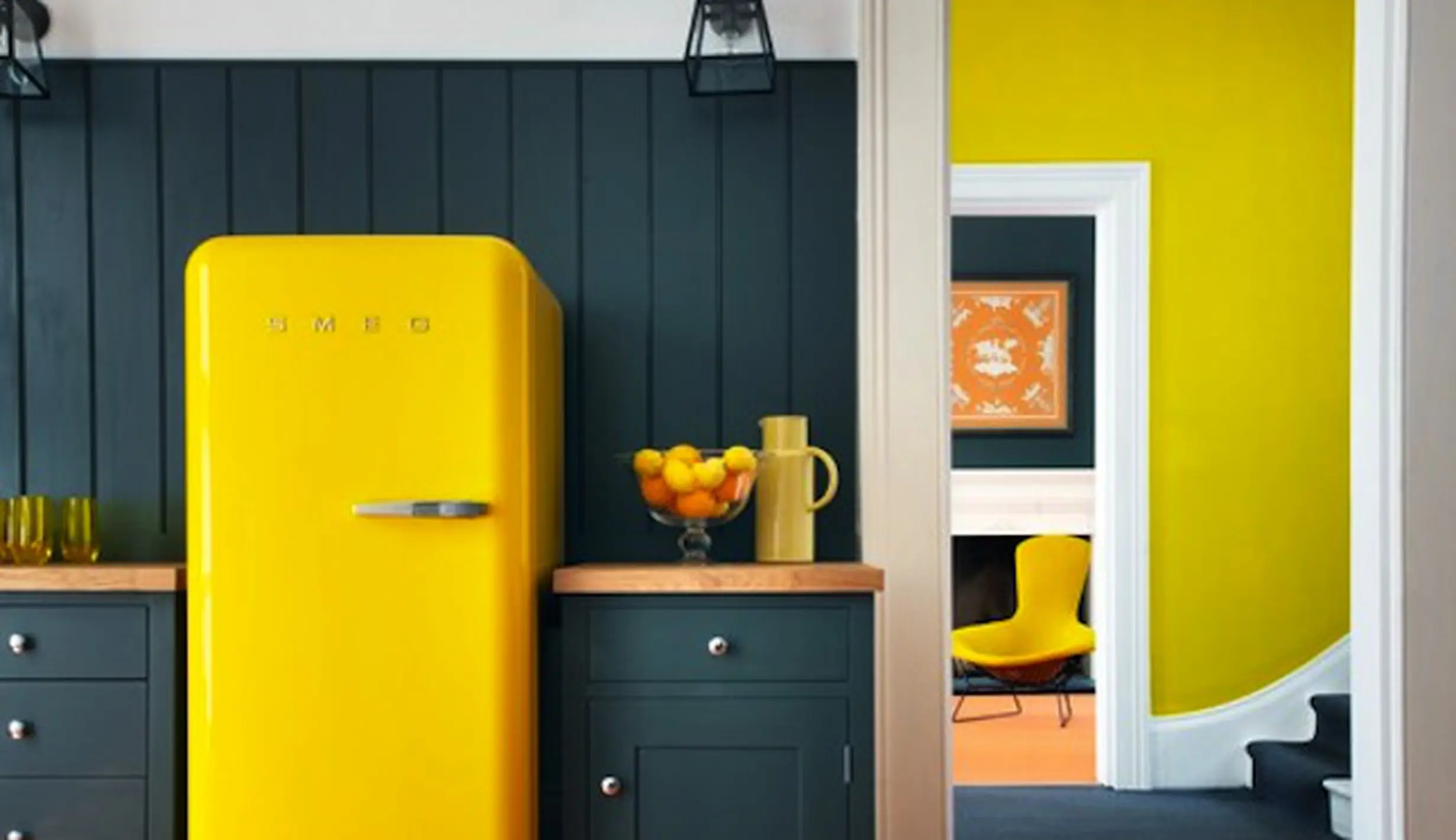 11 Desain Dapur dengan Sentuhan Warna Kuning Modern