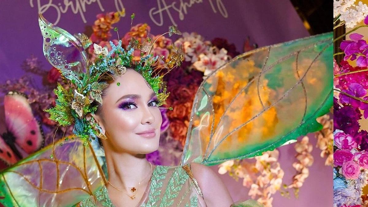 6 Potret Luna Maya Berubah Jadi Tinkerbell di Ultah Ashanty ...