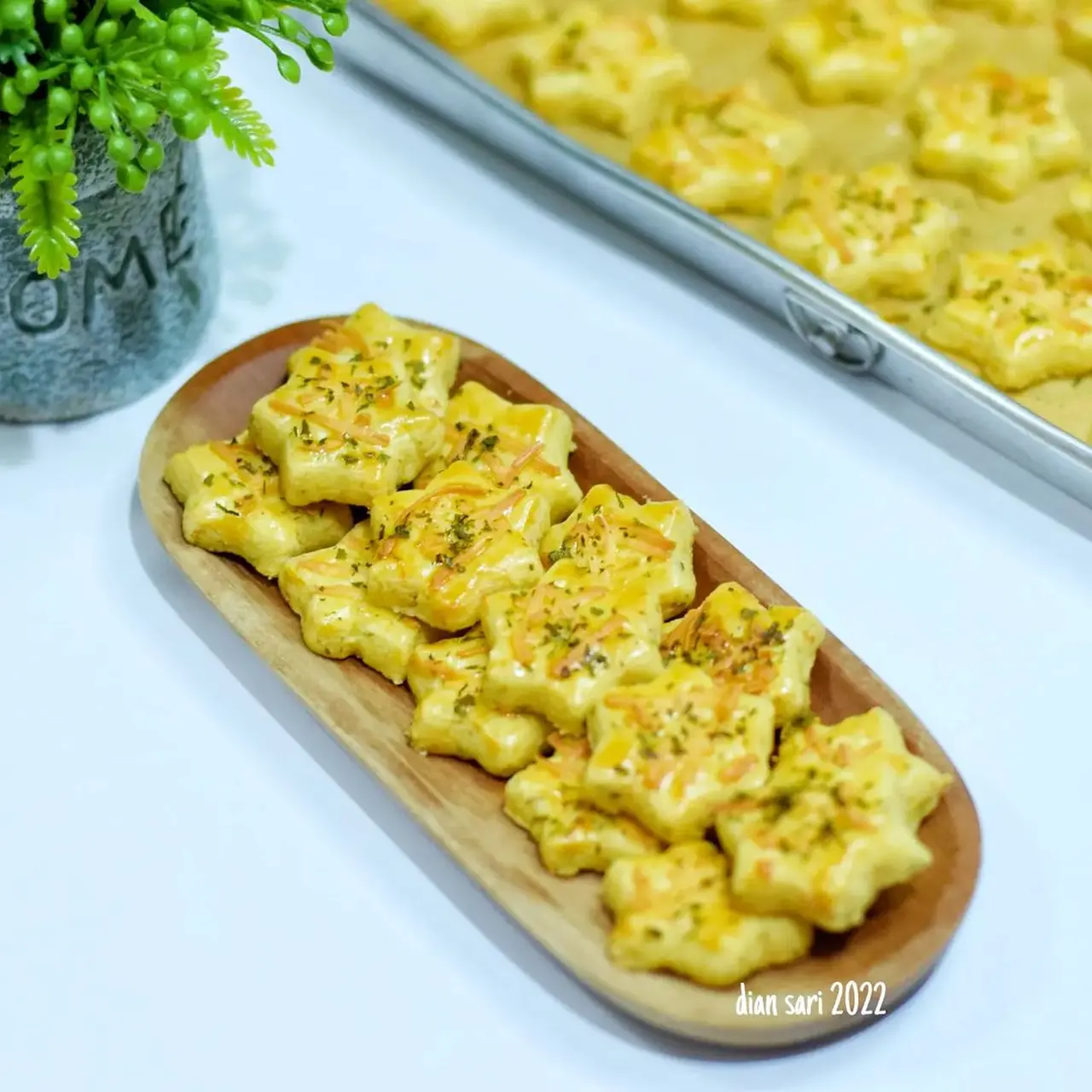 Resep Garlic Cheese Cookies