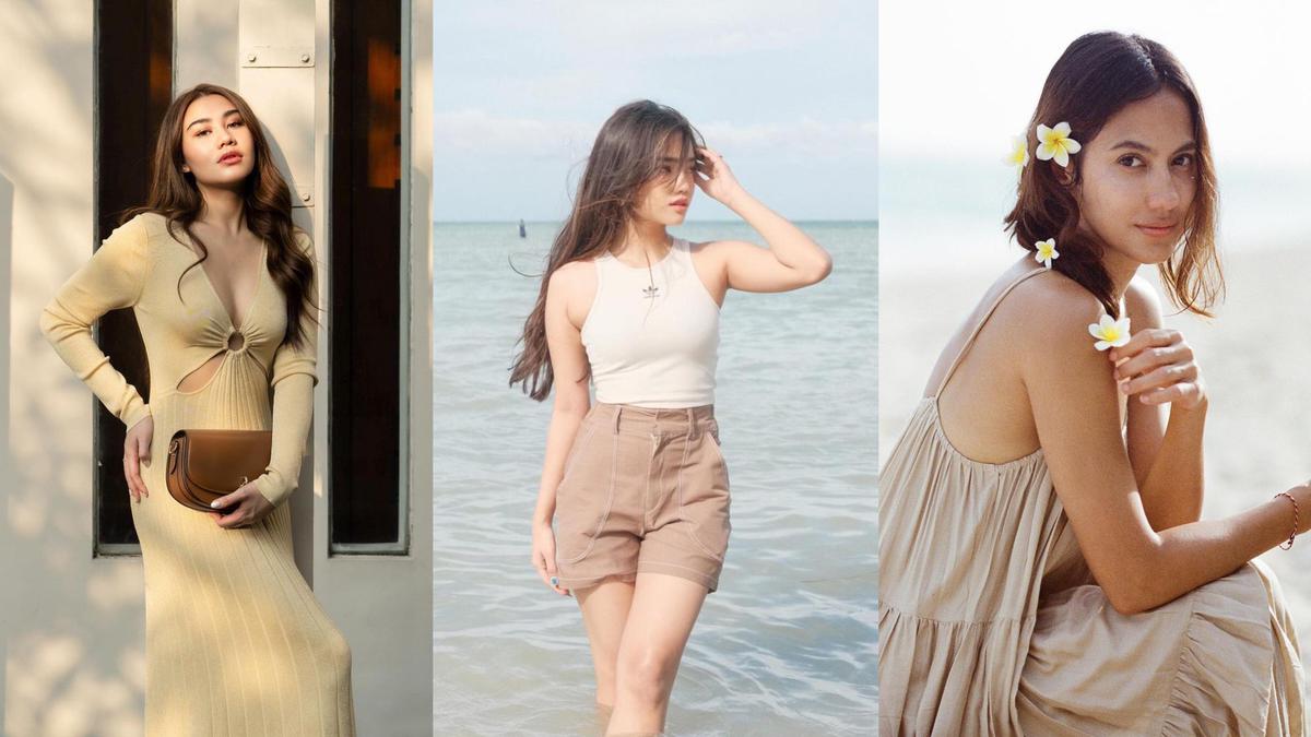 8 Inspirasi Outfit ke Pantai dengan Tema Soft dari Aaliyah Massaid, Fuji An, hingga Pevita ...