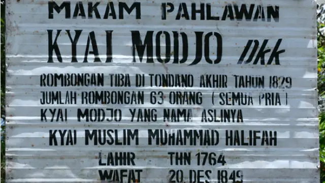 Langkah Kiai Modjo Menuju Pahlawan Nasional dari Minahasa - Regional ...
