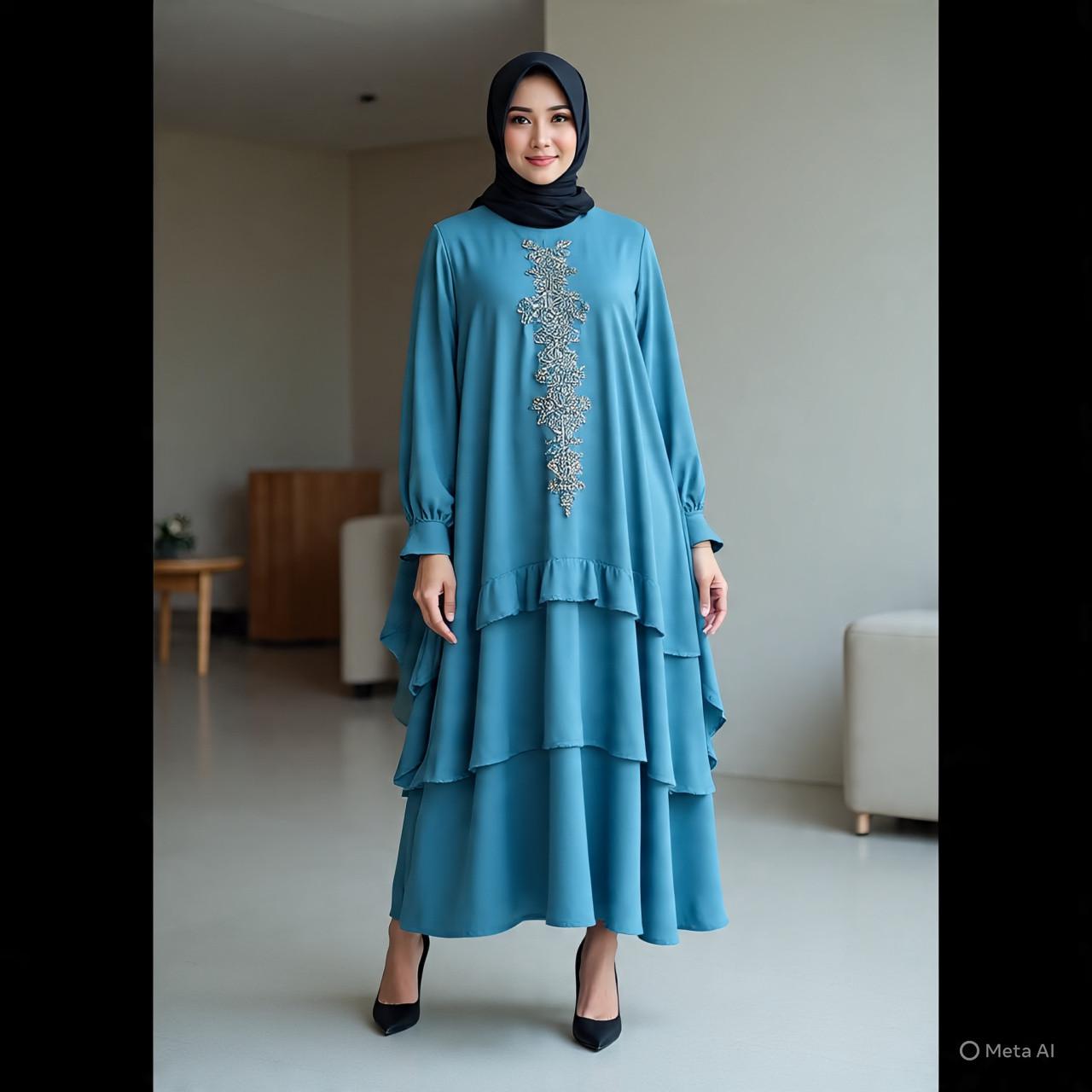 9 Jubah Wanita Model Terbaru 2025: Sentuhannya Bikin Anggun