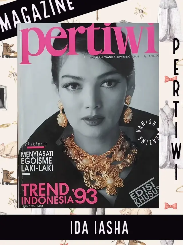 6 Potret Lawas Ida Iasha Jadi Model Majalah, Kini Awet Muda di Usia 61 ...