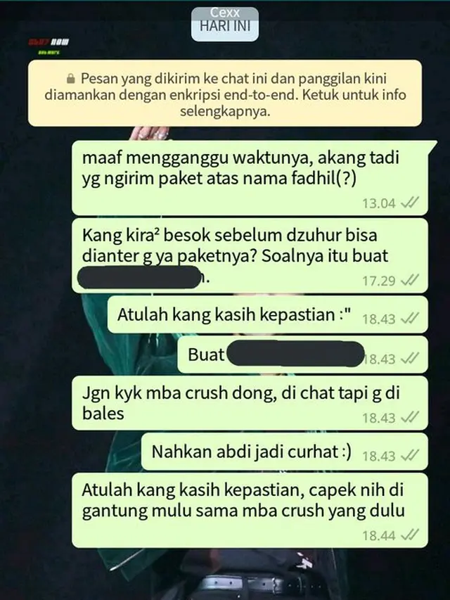 6 Chat Kurir dan Pembeli yang Saling Curhat Ini Bikin Senyum - Hot ...