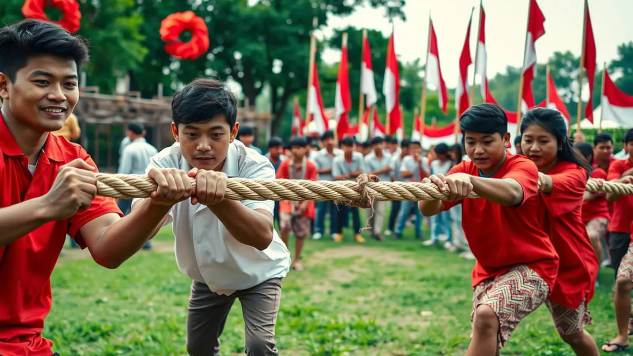 Trik Tarik Tambang, Panduan Lengkap Memenangkan Lomba - Feeds Liputan6.com