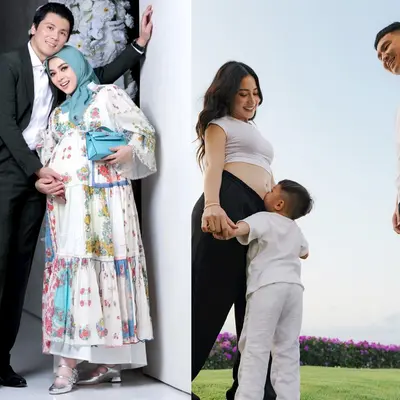 6 Potret Syahrini Tutupi Siluet Tubuh Sejak Dikabarkan Hamil, Tampil Menawan dengan Busananya ...