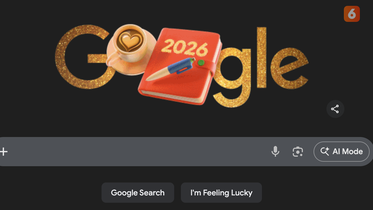 Google Doodle Sambut Tahun Baru 2026, Ajak Pengguna Rehat Sejenak dan ...