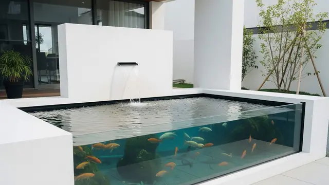 8 Ide Kolam Ikan Depan Rumah yang Tetap Cantik Saat Musim Kemarau ...