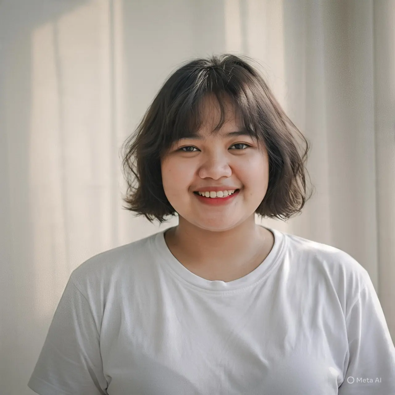 7 Model Rambut Pendek Curtain Bangs untuk Pipi Chubby, Bikin Wajah ...