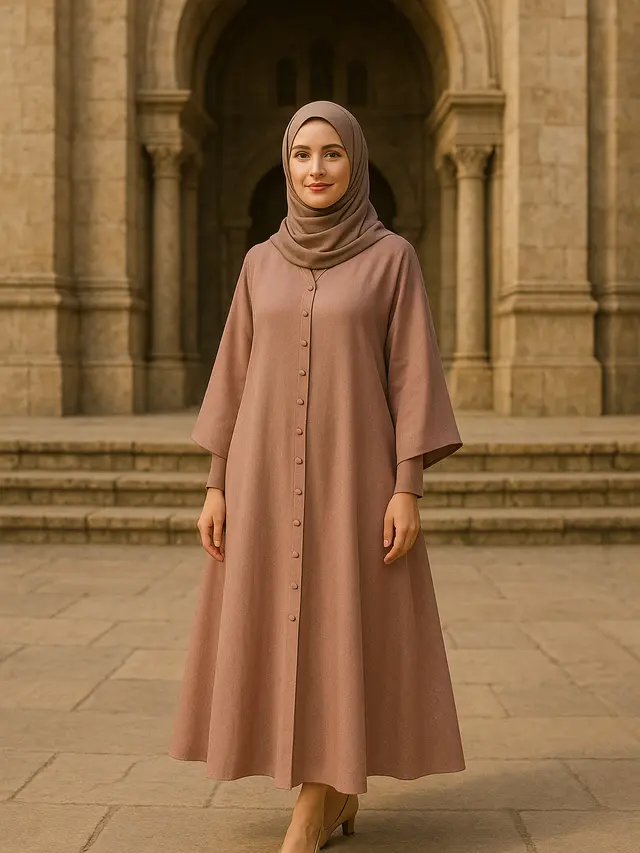7 Model Gamis Kaftan 2025 yang Cocok untuk Ibu Muda agar Tetap Stylish ...