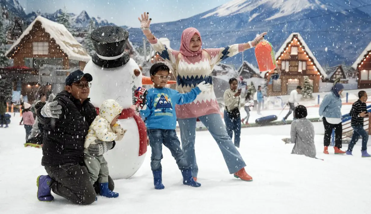 Libur Natal dan Tahun Baru, Yuk Nikmati Taman Salju Bertema Jepang di ...
