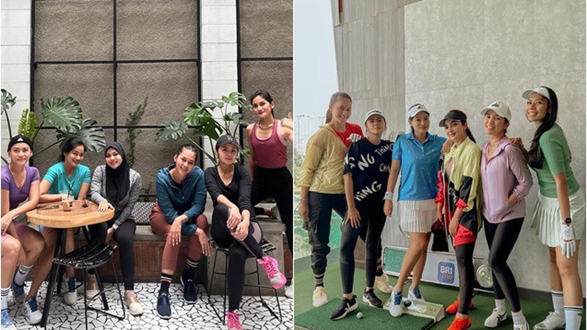 Pertemanan Sehat, Ini 6 Potret Geng Artis Olahraga Bareng