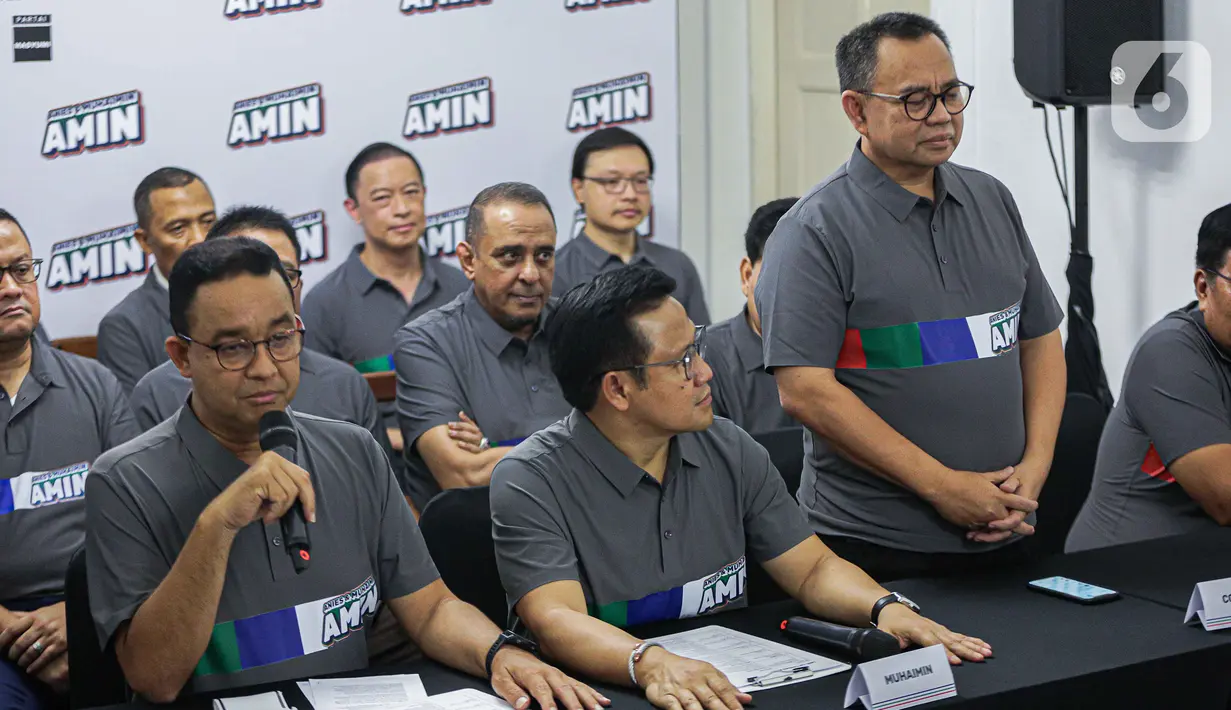 Anies - Cak Imin Umumkan Timnas AMIN untuk Pemenangan Pilpres 2024 - Foto Liputan6.com