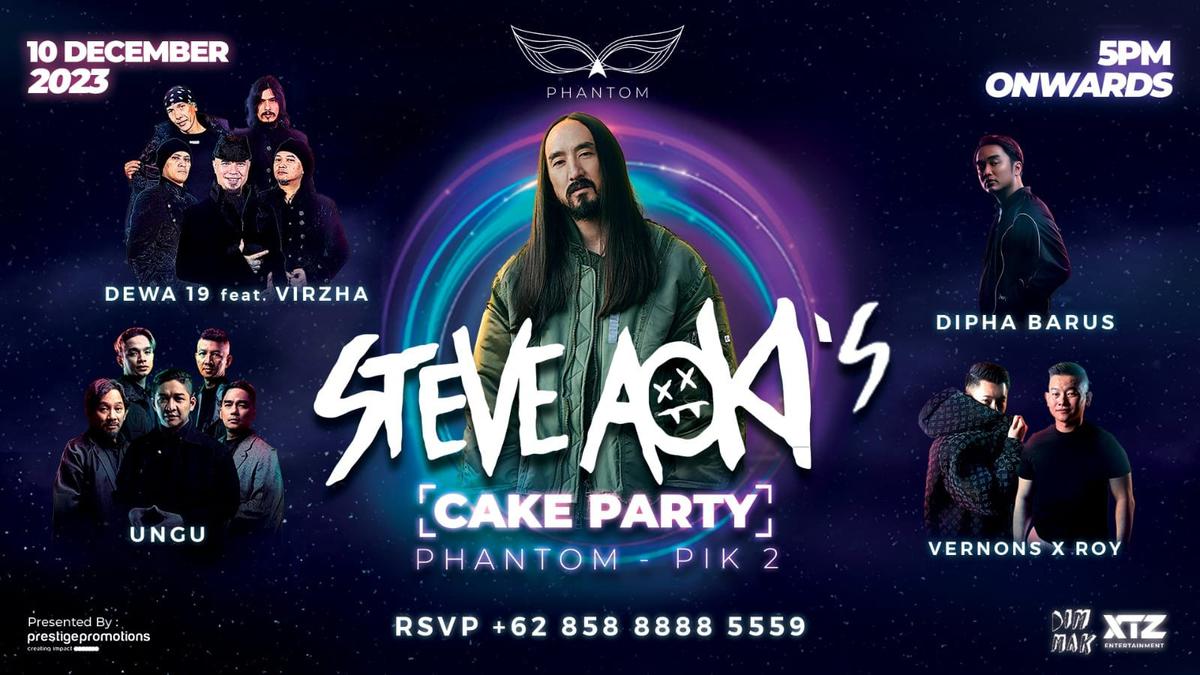 Steve Aoki’s Cake Party Pertama di Indonesia, Tiket Presale 1 Ludes ...