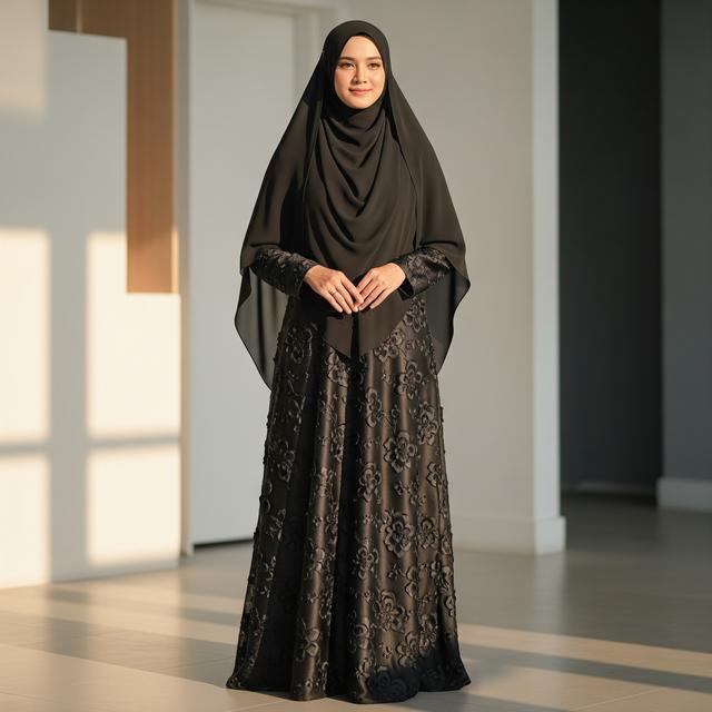 9 Model Gamis Silk Motif Terbaru 2026, Inspirasi Fashion Islami Modern