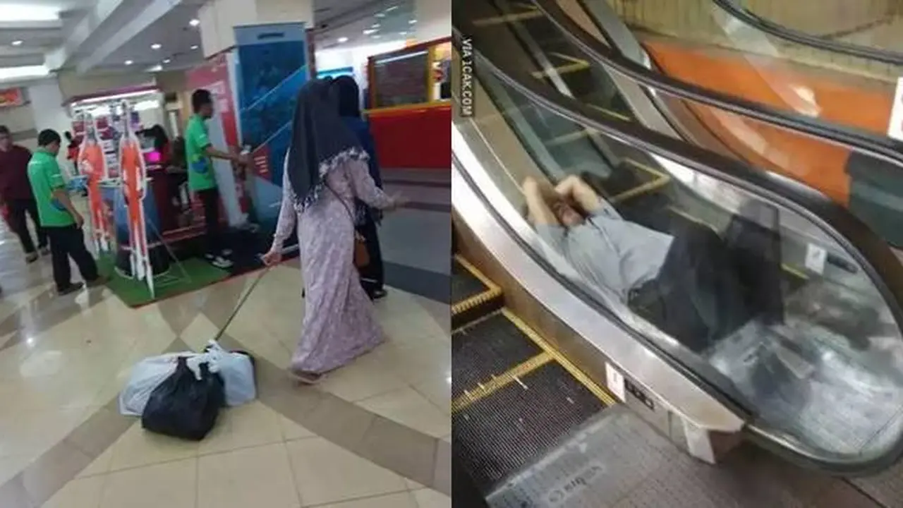 Makin Ramai Jelang Lebaran Ini 7 Potret Kelakuan Nyeleneh Orang Waktu Di Mall Hot
