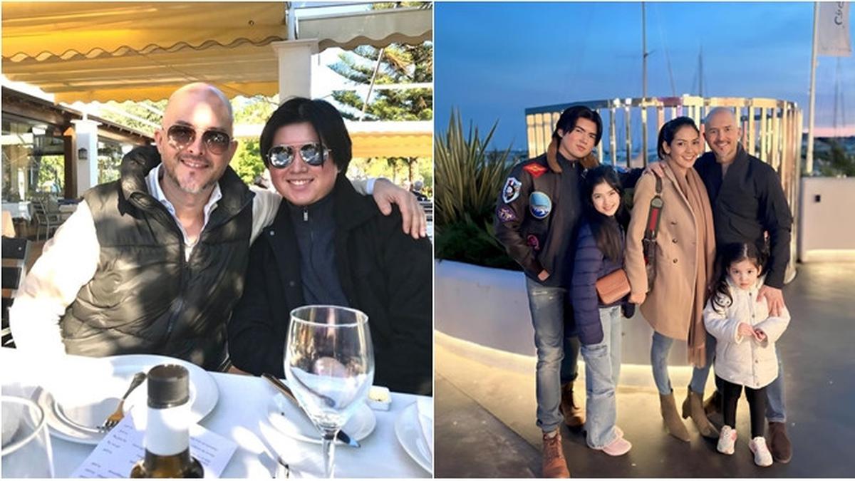 6 Potret Kedekatan Sean Anak Olla Ramlan dan Keluarga Ayahnya, Liburan ...