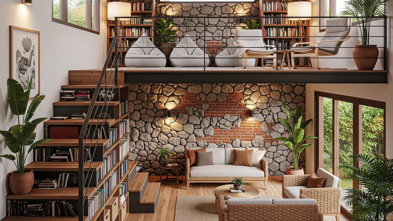 7 Desain Rumah Mungil ala Villa dengan Mezzanine, Solusi Hunian Estetik ...