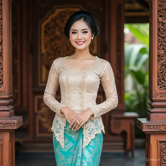 9 Model Brokat Bawahan Songket Kekinian, Kombinasi Modis Tampil ...