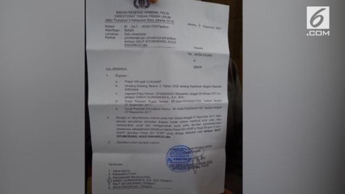 VIDEO: Bareskrim Polri Keluarkan SPDP untuk Pimpinan KPK - News ...